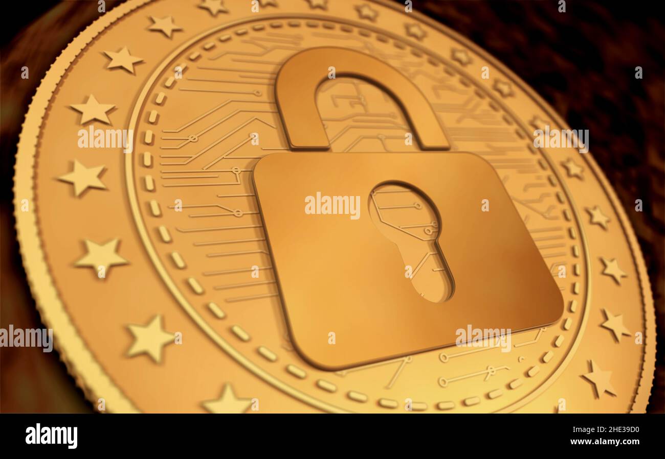 Cyber security, protection, cryptocurrency and secure payment with ...