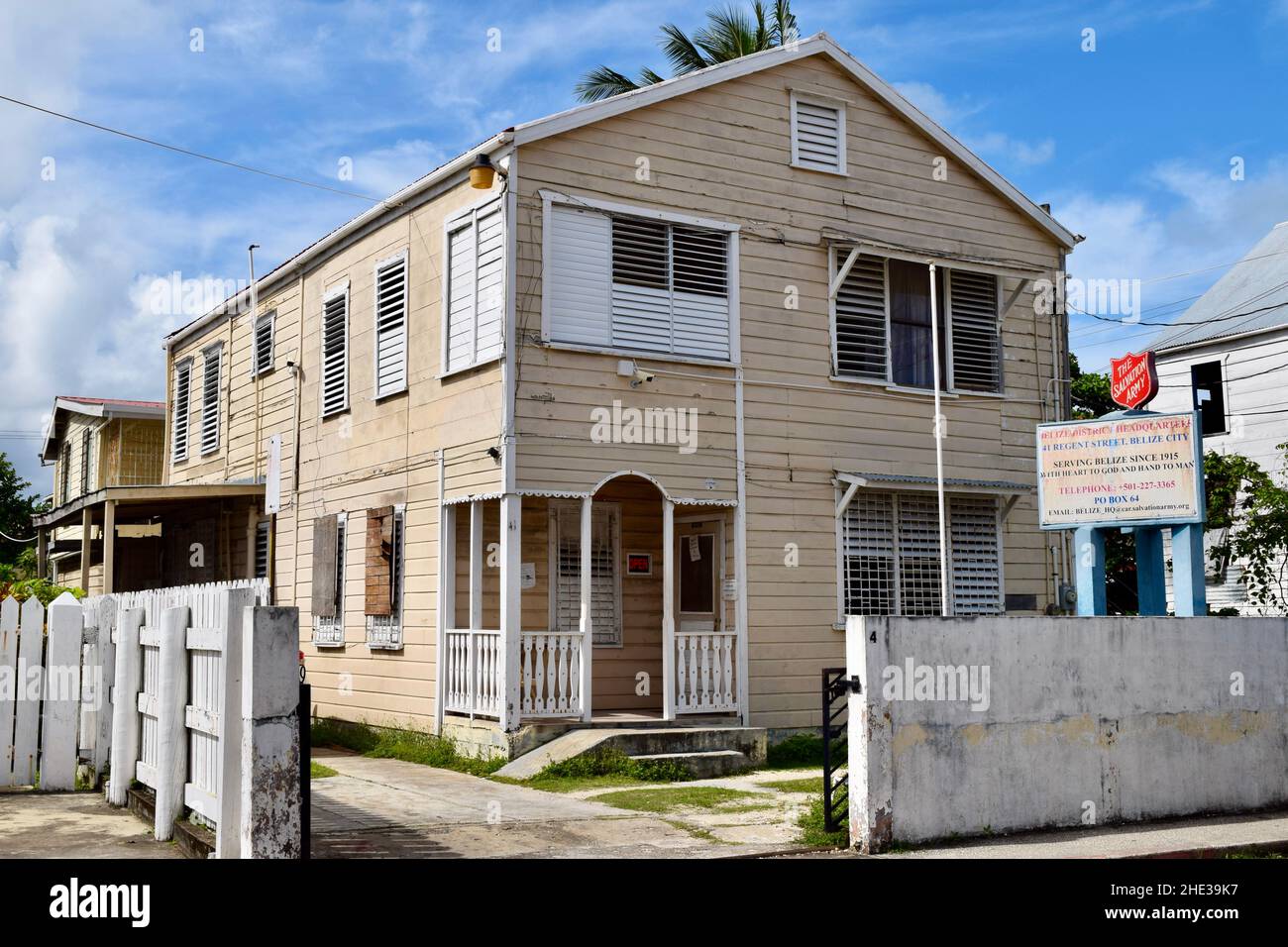 The Salvation Army building in Belize City, Belize Stock Photo - Alamy