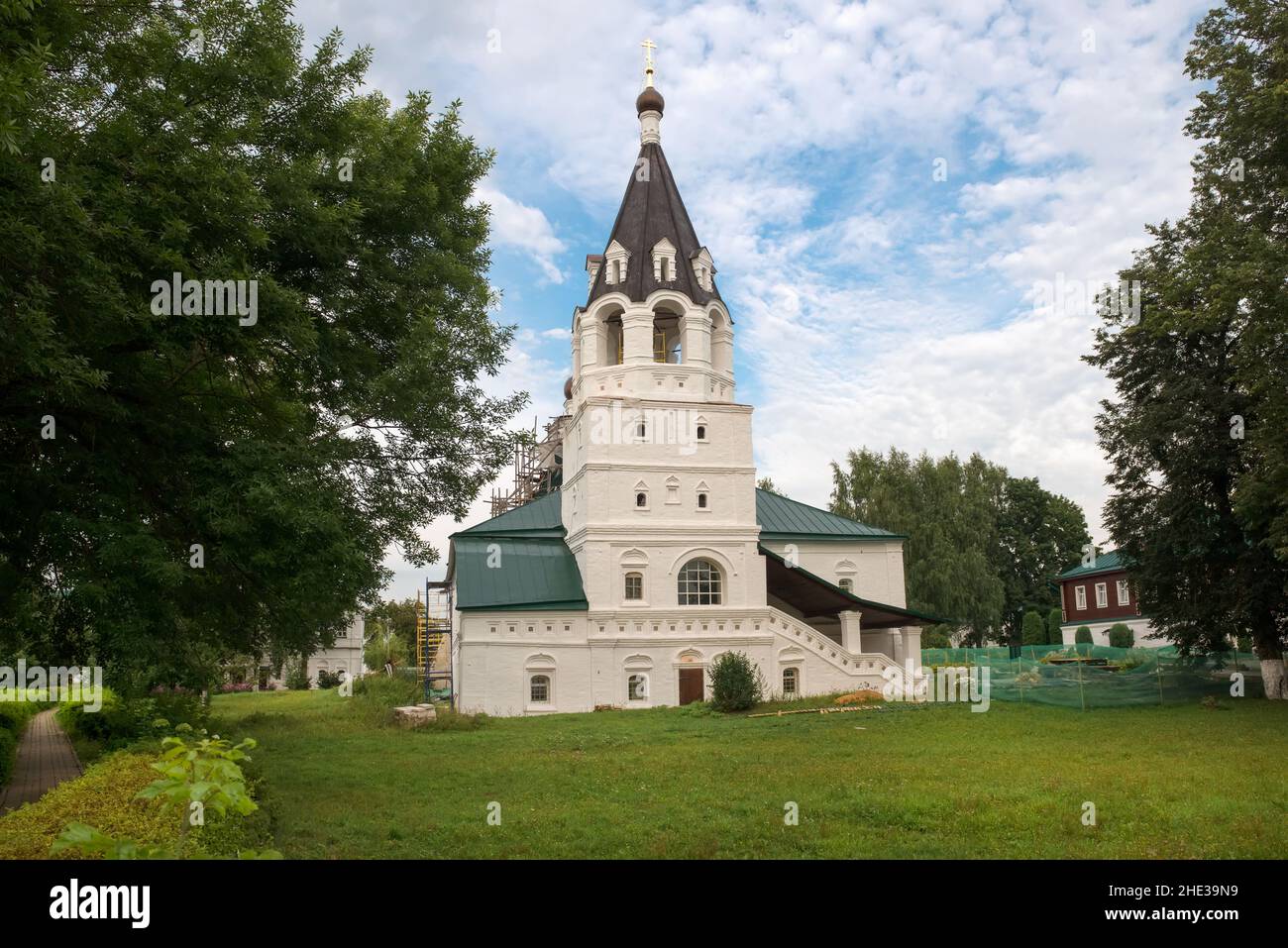 Alexandrov, Russia - AUGUST 10, 2021. Church of the Intercession of the ...