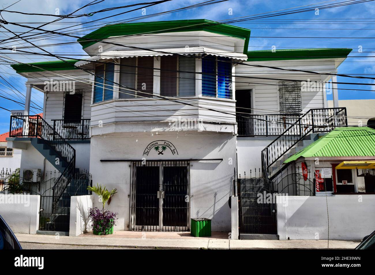 Caribbean palms inn hi-res stock photography and images - Alamy
