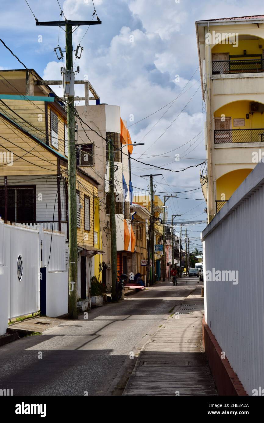 Street in belize city belize hi-res stock photography and images - Alamy