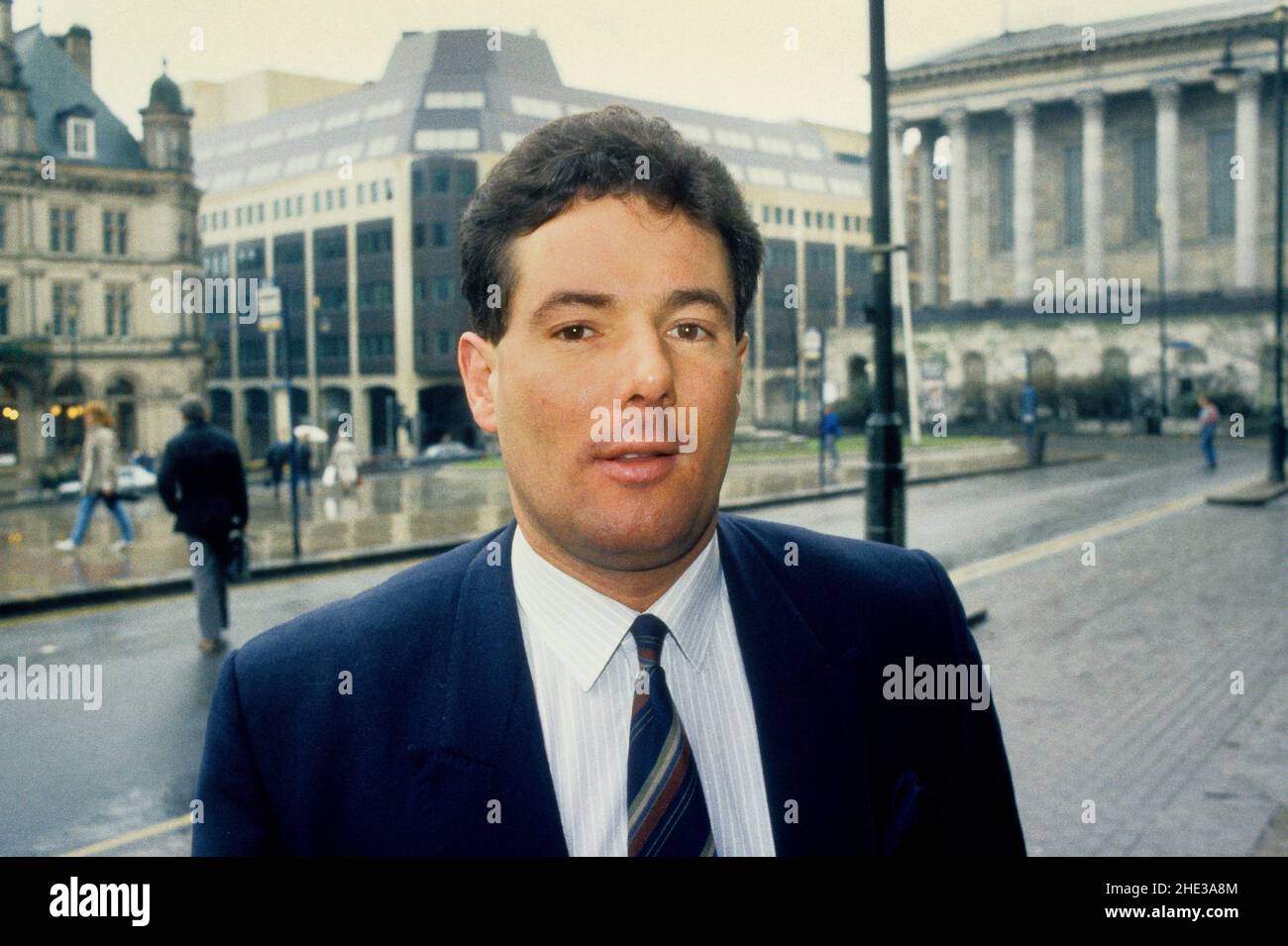 Derek Hatton in Victoria Square, Birmingham, Uk Stock Photo - Alamy