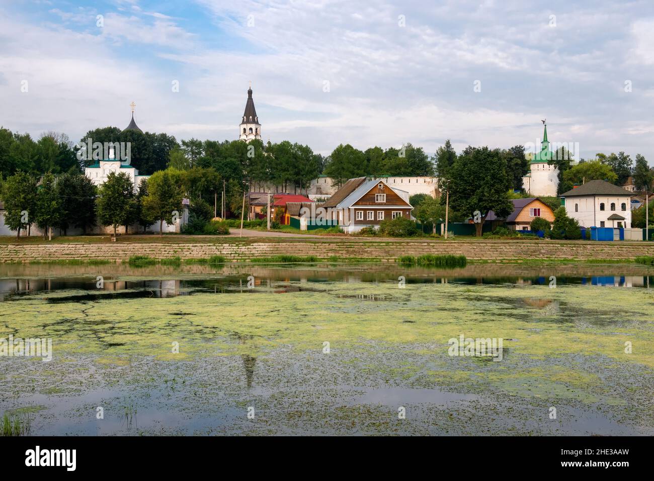 View of the city of Aleksandrov, one of the oldest cities in the Moscow ...