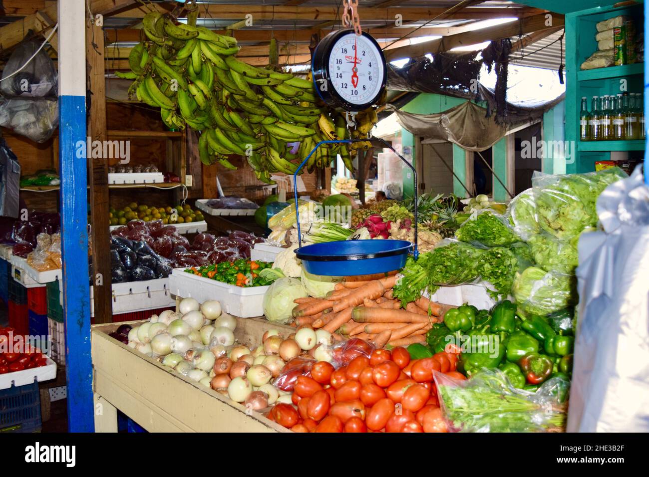 Belize market hi-res stock photography and images - Alamy