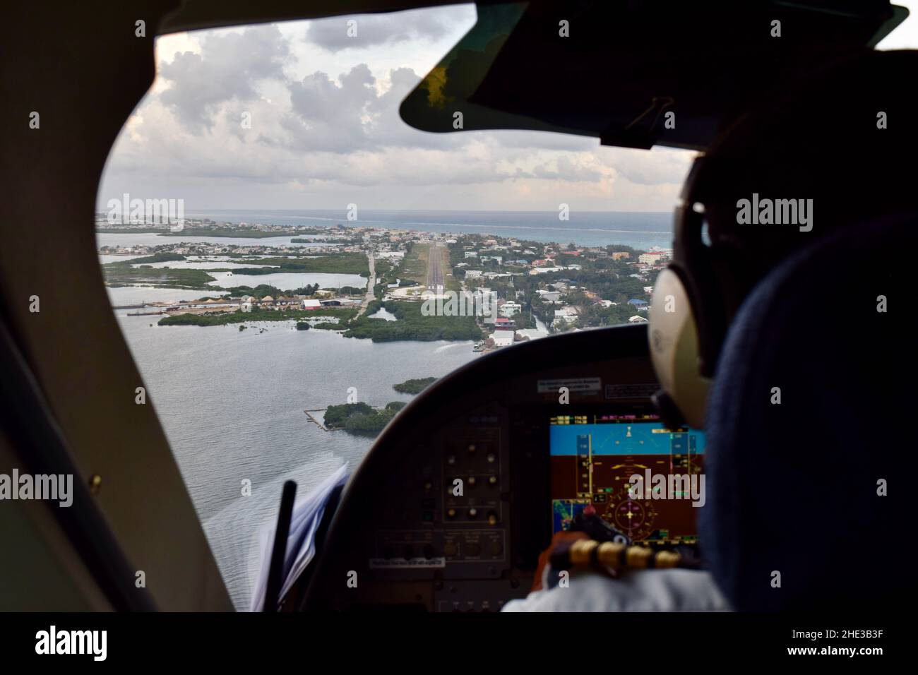 Cessna 402 Cockpit Layout