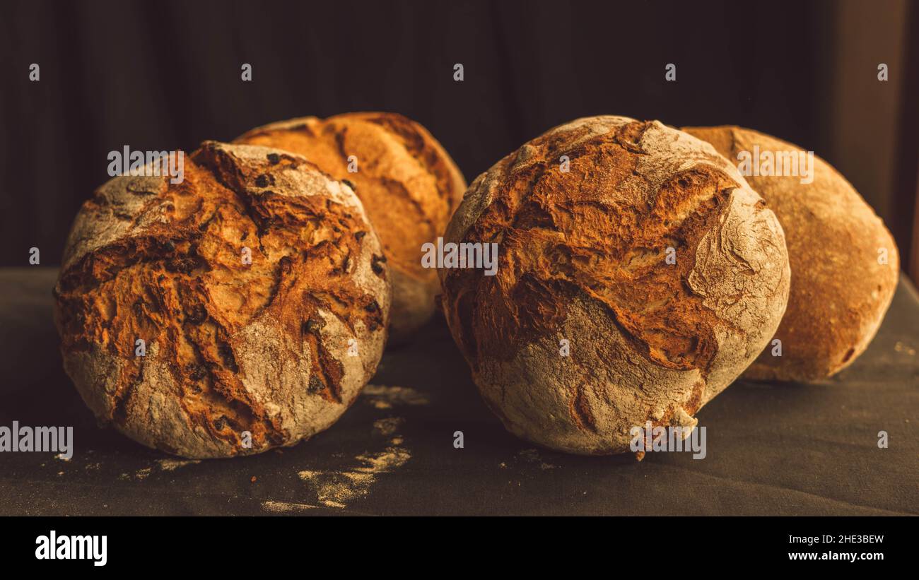 Village bread hi-res stock photography and images - Alamy