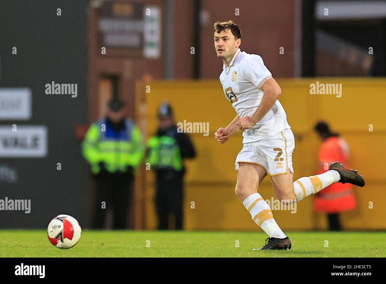 James Gibbons #2 of Port Vale runs with the ball Stock Photo - Alamy