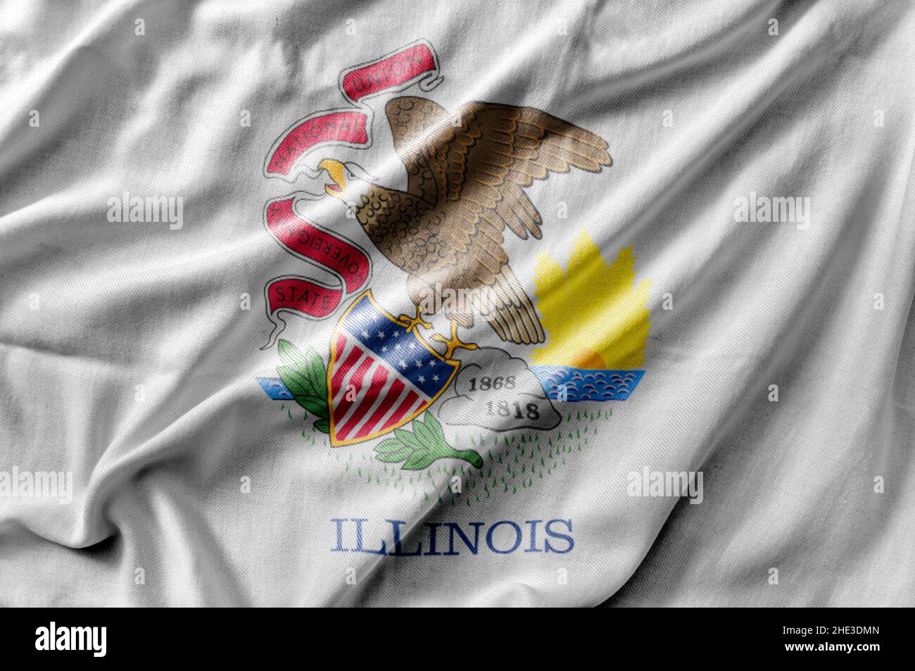 Illinois national flag hi-res stock photography and images - Alamy