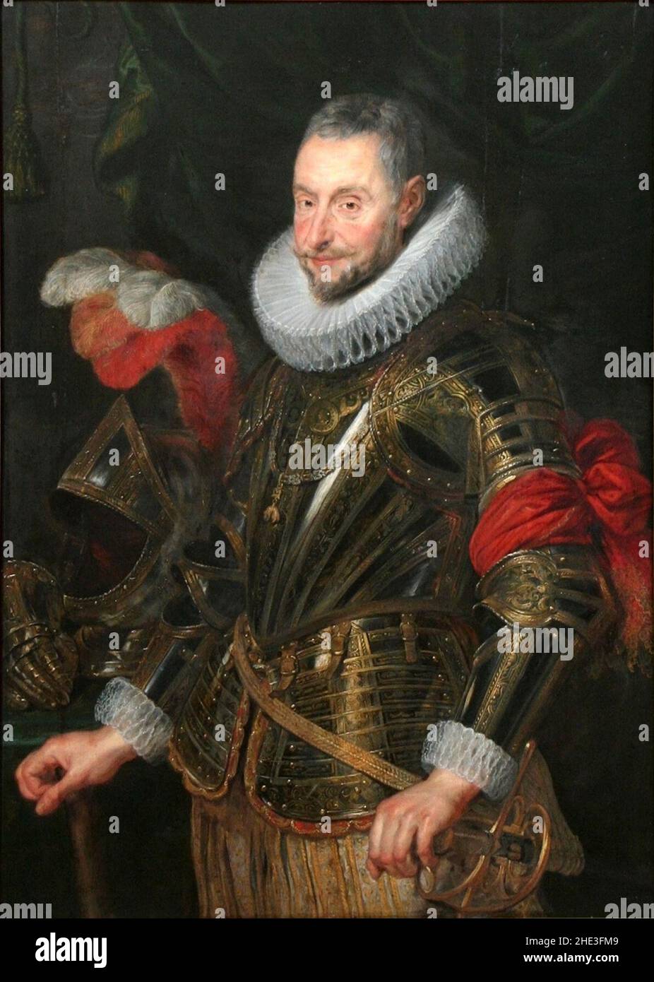 Peter Paul Rubens - Portrait of the Marchese Ambrogio Spinola Stock ...