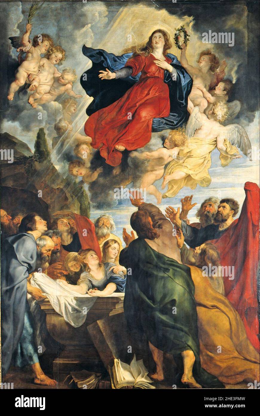 Peter Paul Rubens - The Assumption of the Virgin Mary Stock Photo - Alamy