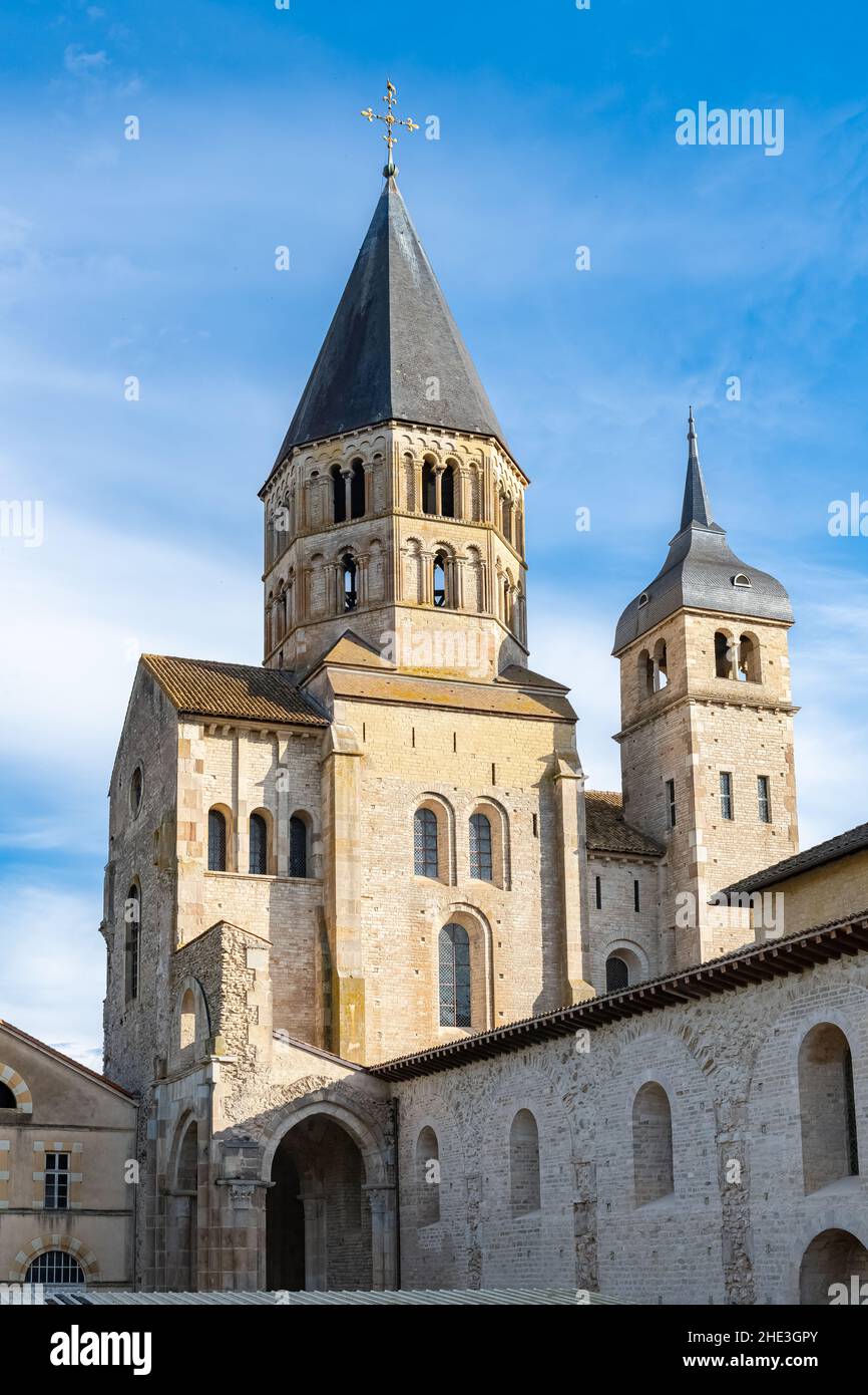 Cluny abbey, medieval monastery in Burgundy, France Stock Photo - Alamy