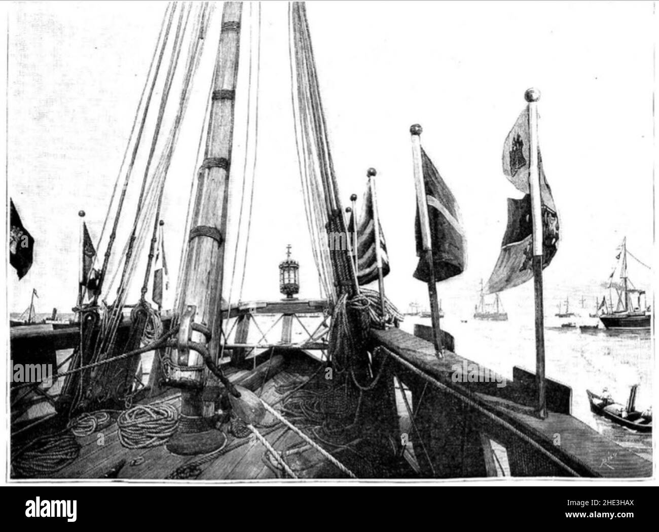 Réplica de la Santa María (1892 Stock Photo - Alamy