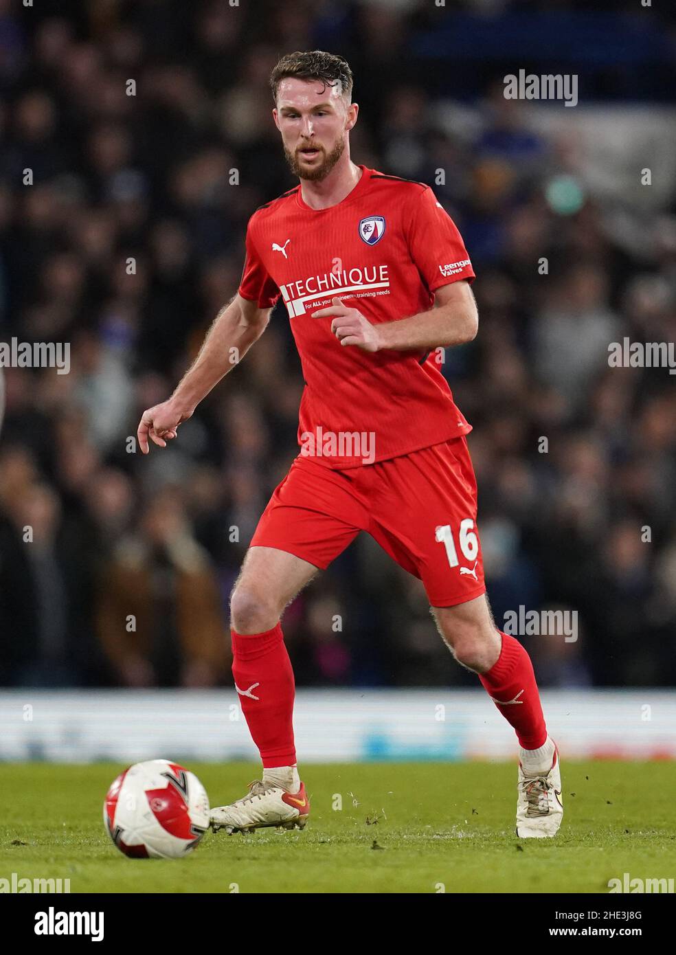 Chesterfield's James Kellerman during the Emirates FA Cup third round ...