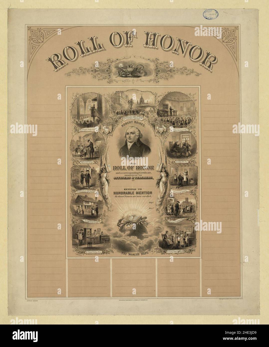 Roll of honor Stock Photo - Alamy