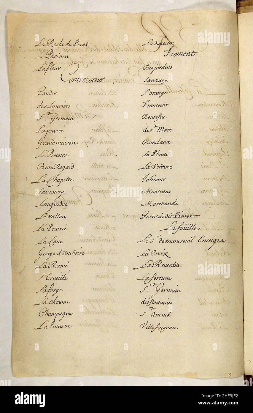 Rolle des Soldats du Regiment de Carignan-Salieres qui se sont faits ...