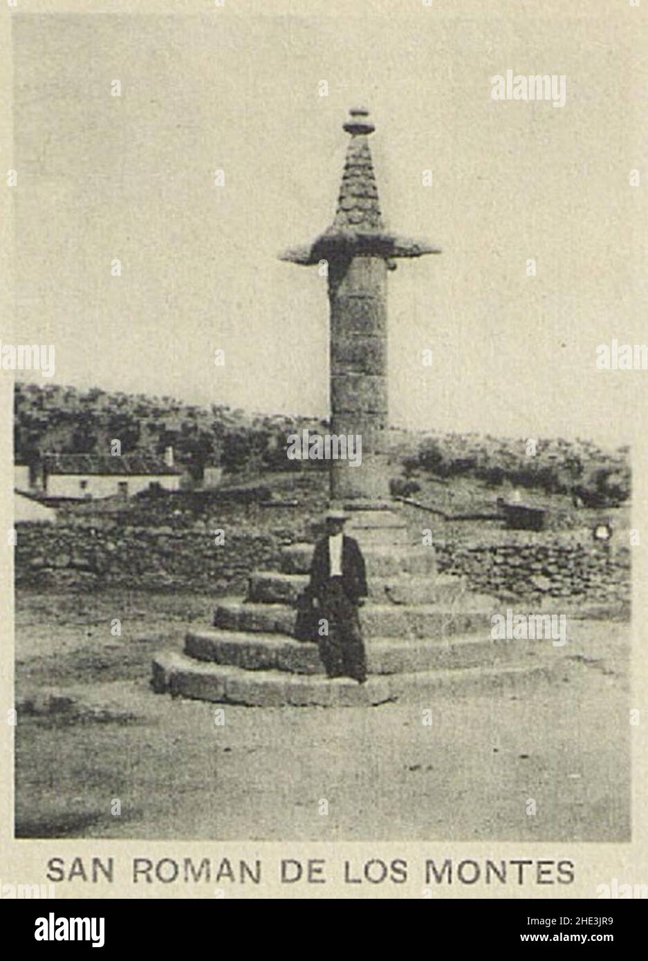 Rollo de San Román de los Montes Stock Photo - Alamy