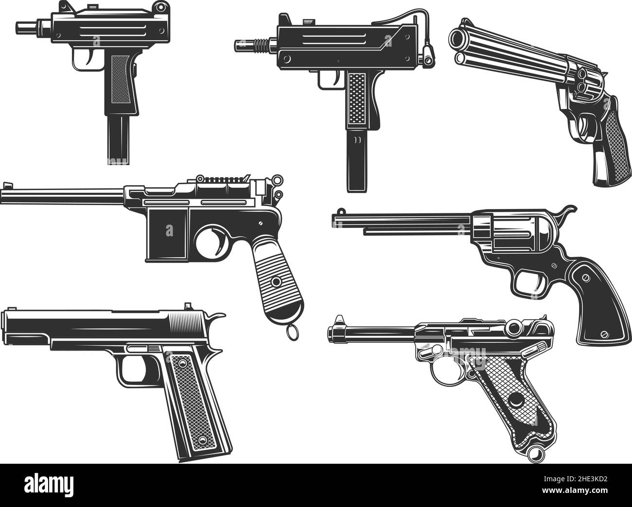 Colt army revolver Black and White Stock Photos & Images - Alamy