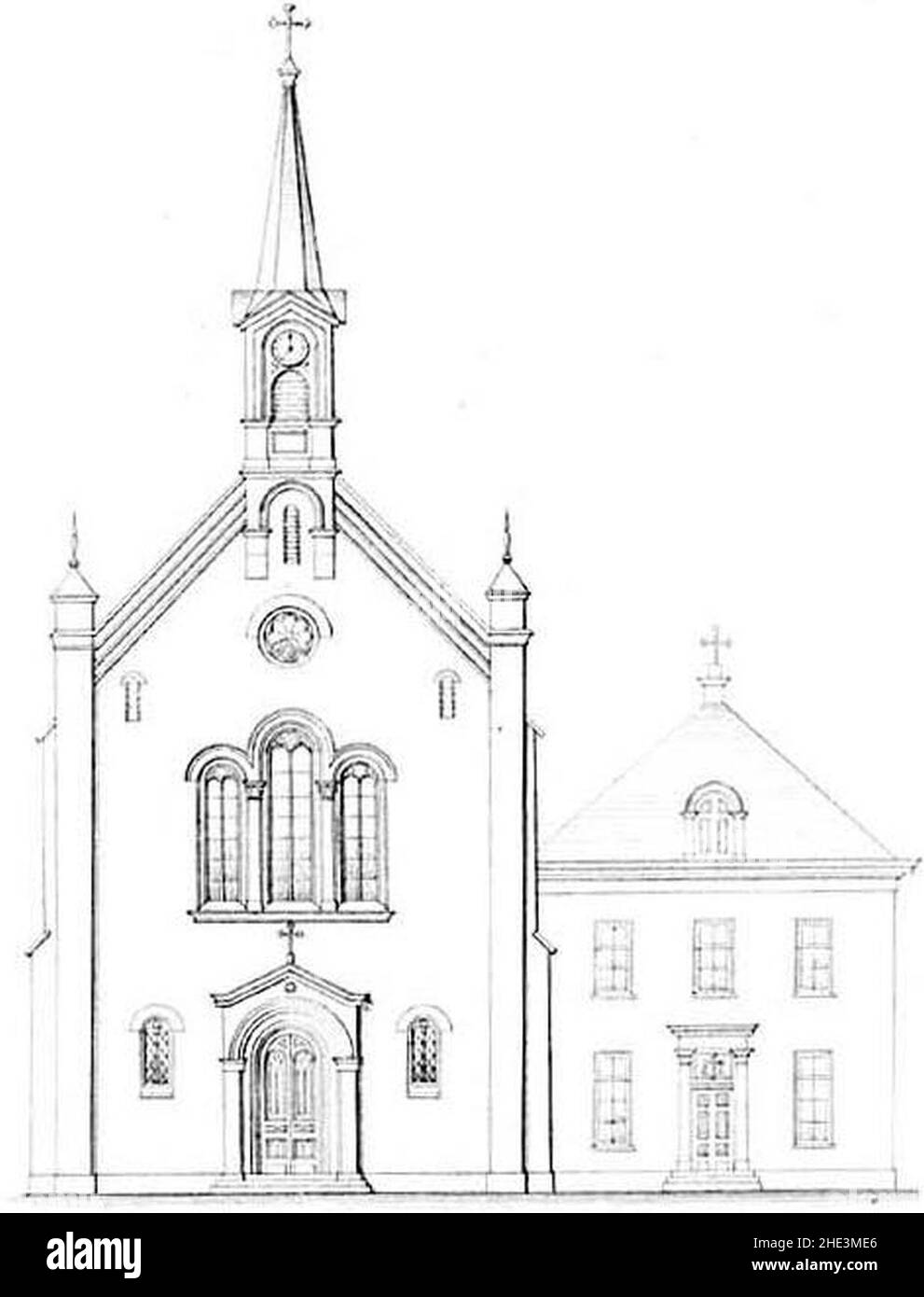 Catholic rectory Cut Out Stock Images & Pictures - Alamy