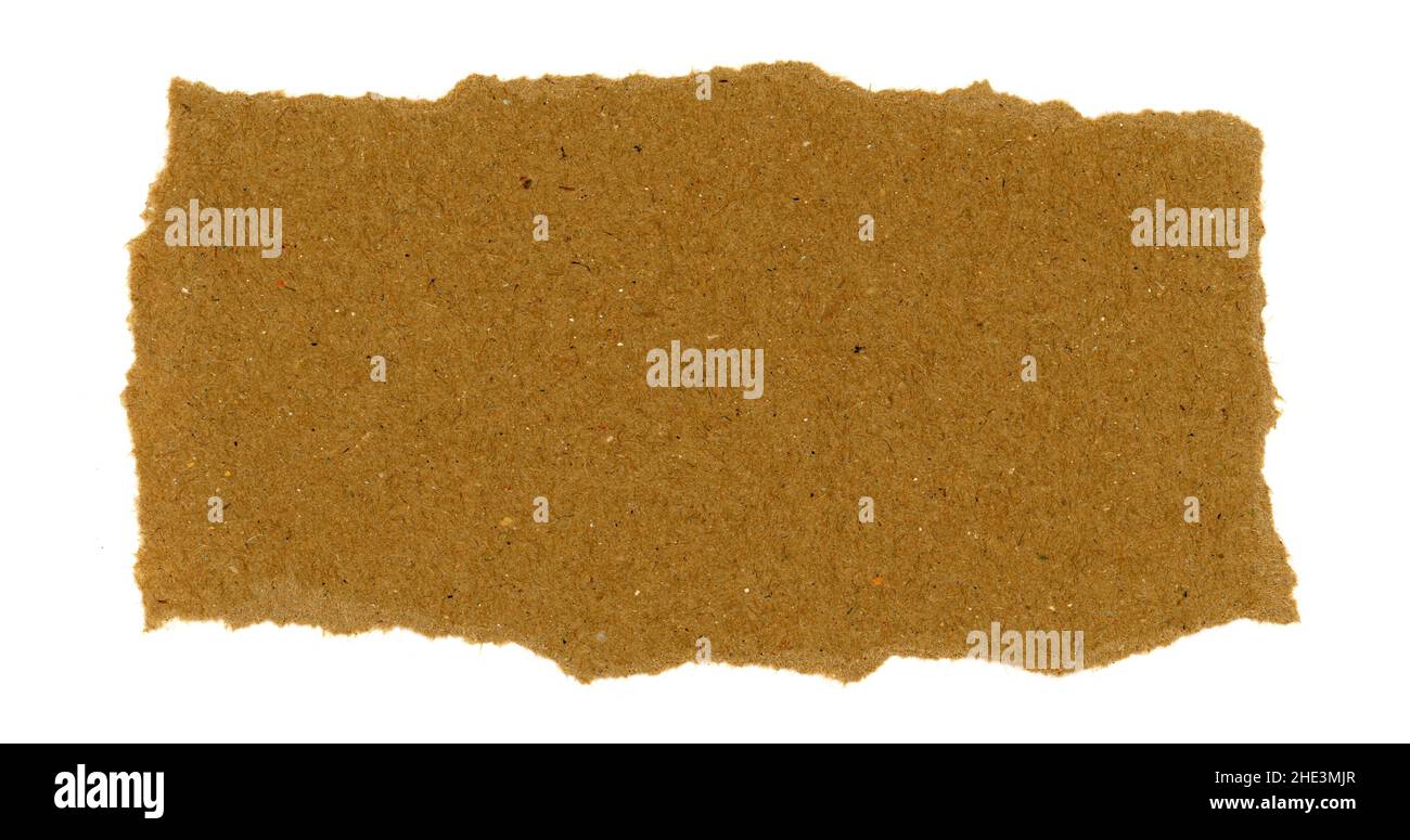 brown paper tag label isolated over white background Stock Photo - Alamy