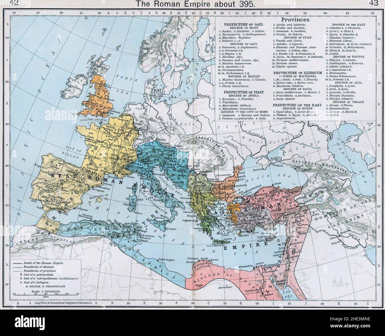 Roman empire 395 Stock Photo - Alamy