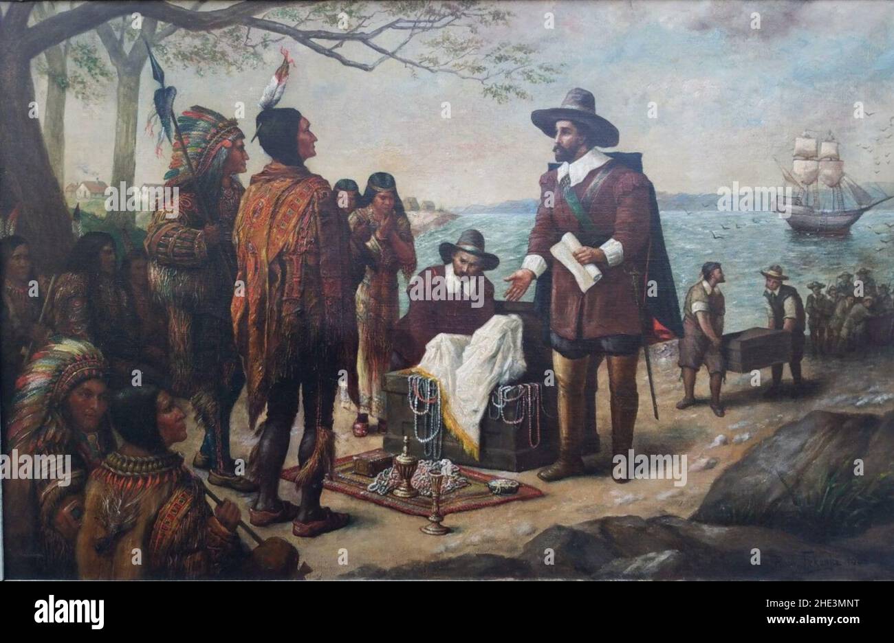 Roman Fekonja - Native American Treaty Stock Photo - Alamy