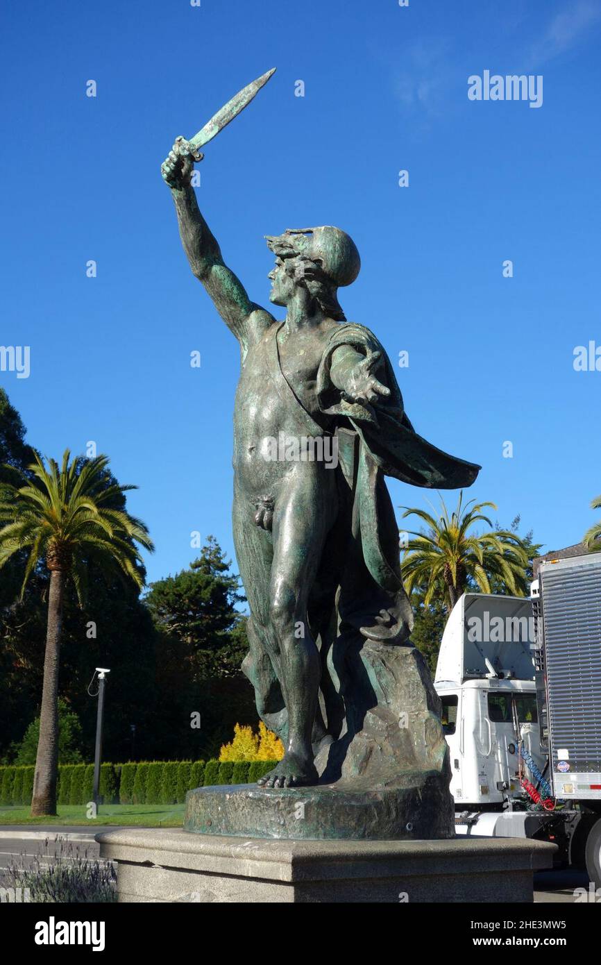 Roman Gladiator by Guillaume (Willem) Geefs, 1881 Stock Photo - Alamy