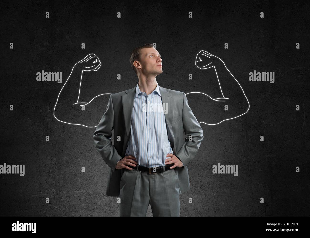 Strong and powerful Stock Photo - Alamy