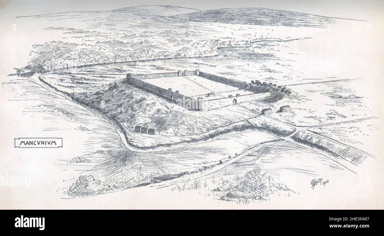 Roman Manchester by Charles Roeder p15 Stock Photo - Alamy