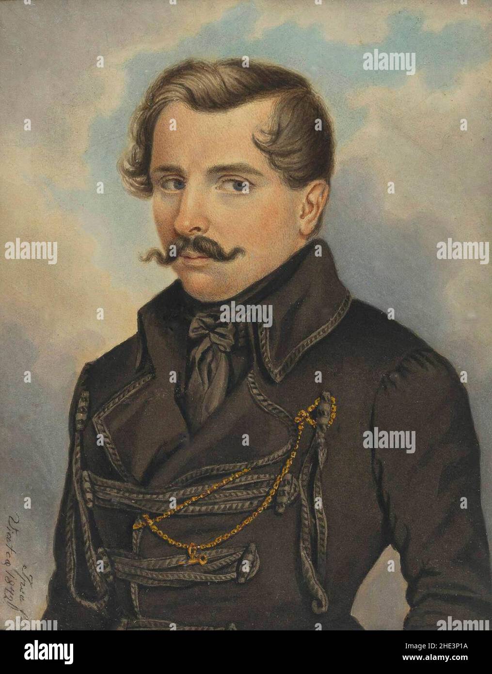 Roman Wilczyński self-portrait Stock Photo - Alamy