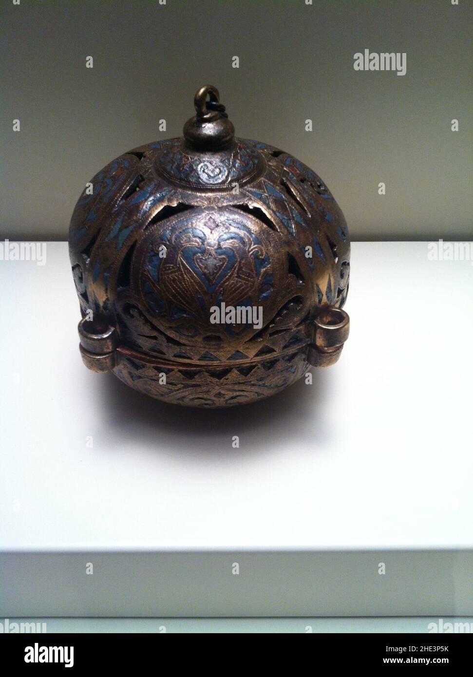 Romanesque Treasure of MNAC- encenser Stock Photo - Alamy