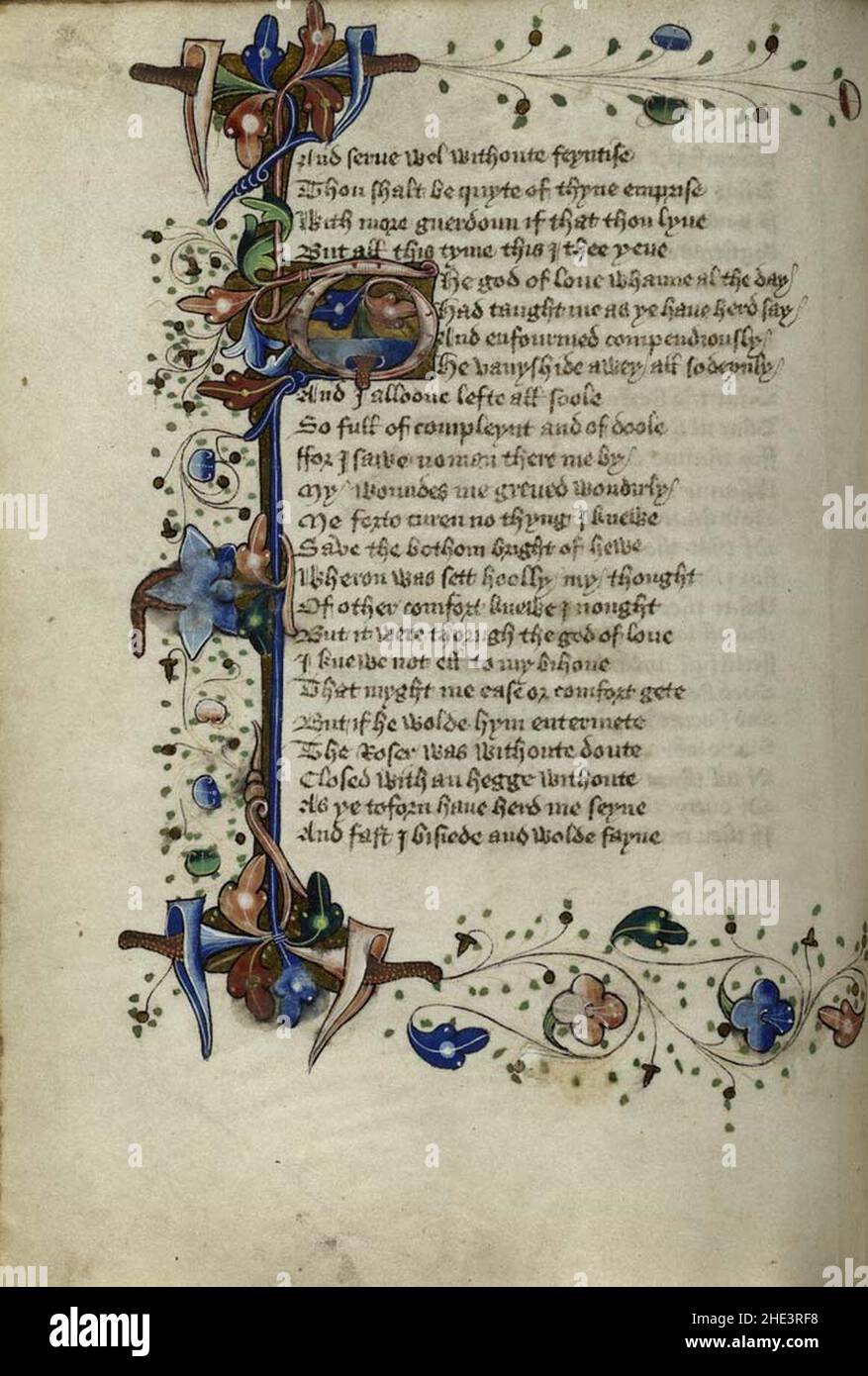 Romaunt of the rose hi-res stock photography and images - Alamy