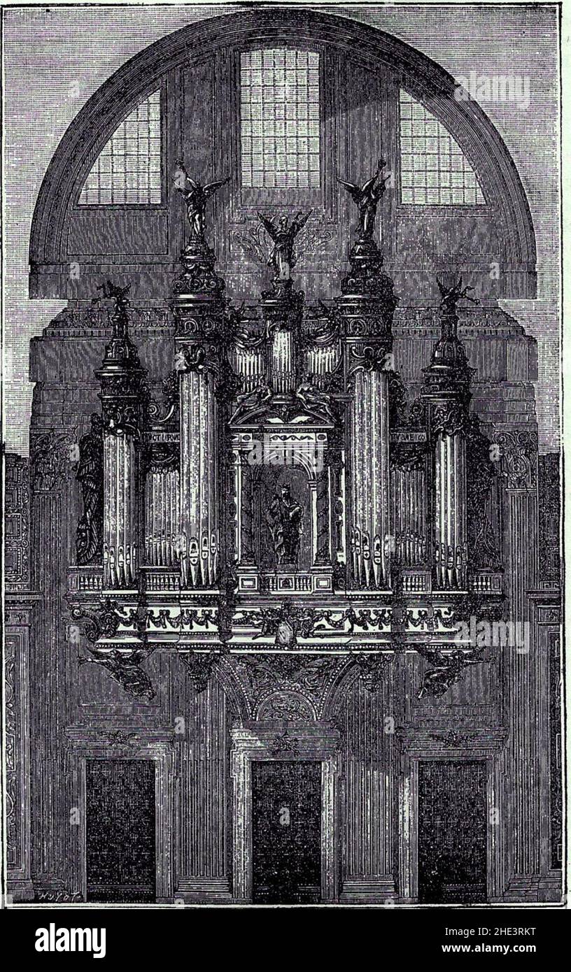 Rome - Saint Peter's Basilica - Cavaillé-Coll Organ Stock Photo - Alamy