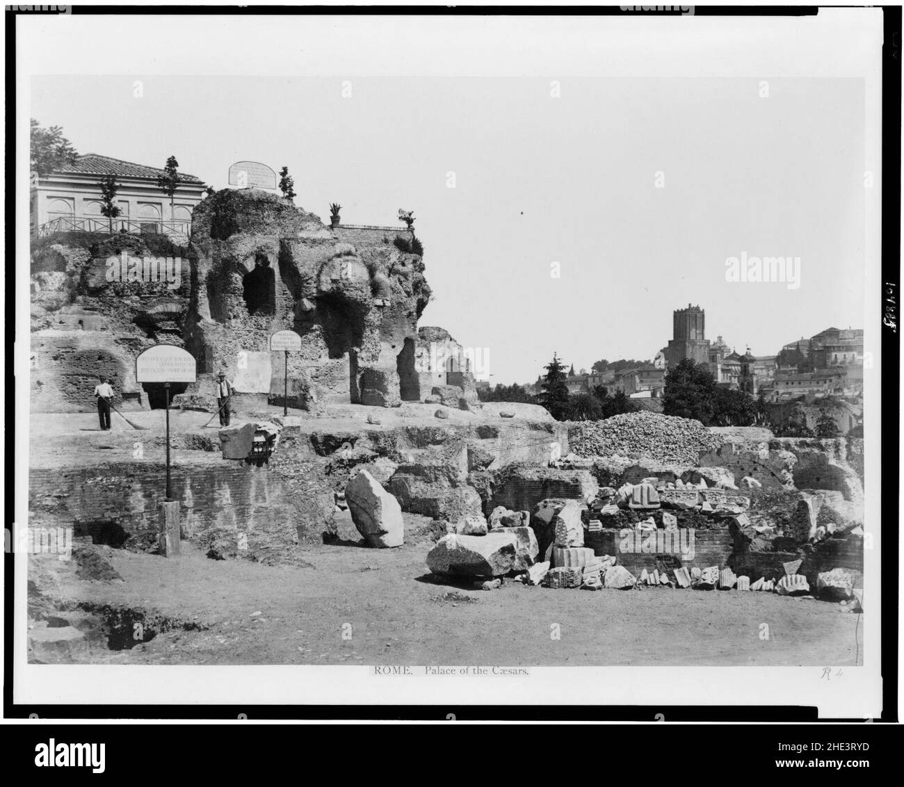 Rome. Palace of the Caesars Stock Photo - Alamy