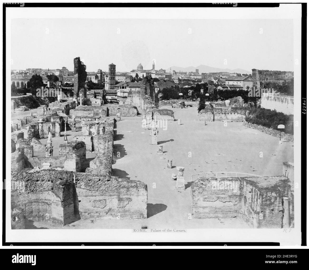 Rome. Palace of the Caesars Stock Photo - Alamy