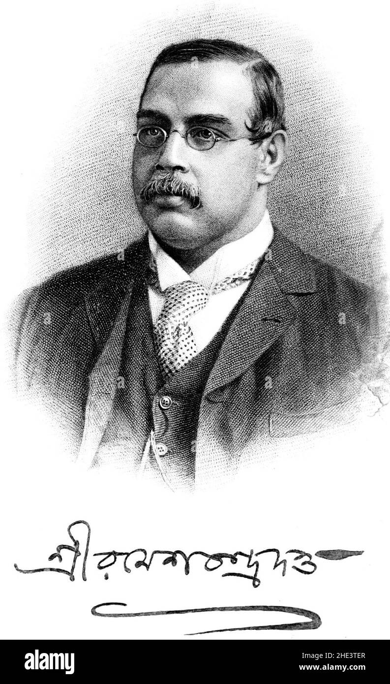 Romesh chunder hi-res stock photography and images - Alamy