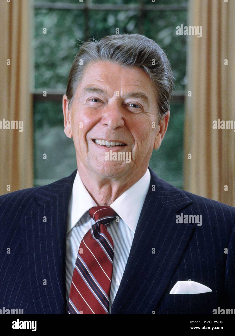 Ronald Reagan 1985 presidential portrait (1 Stock Photo - Alamy