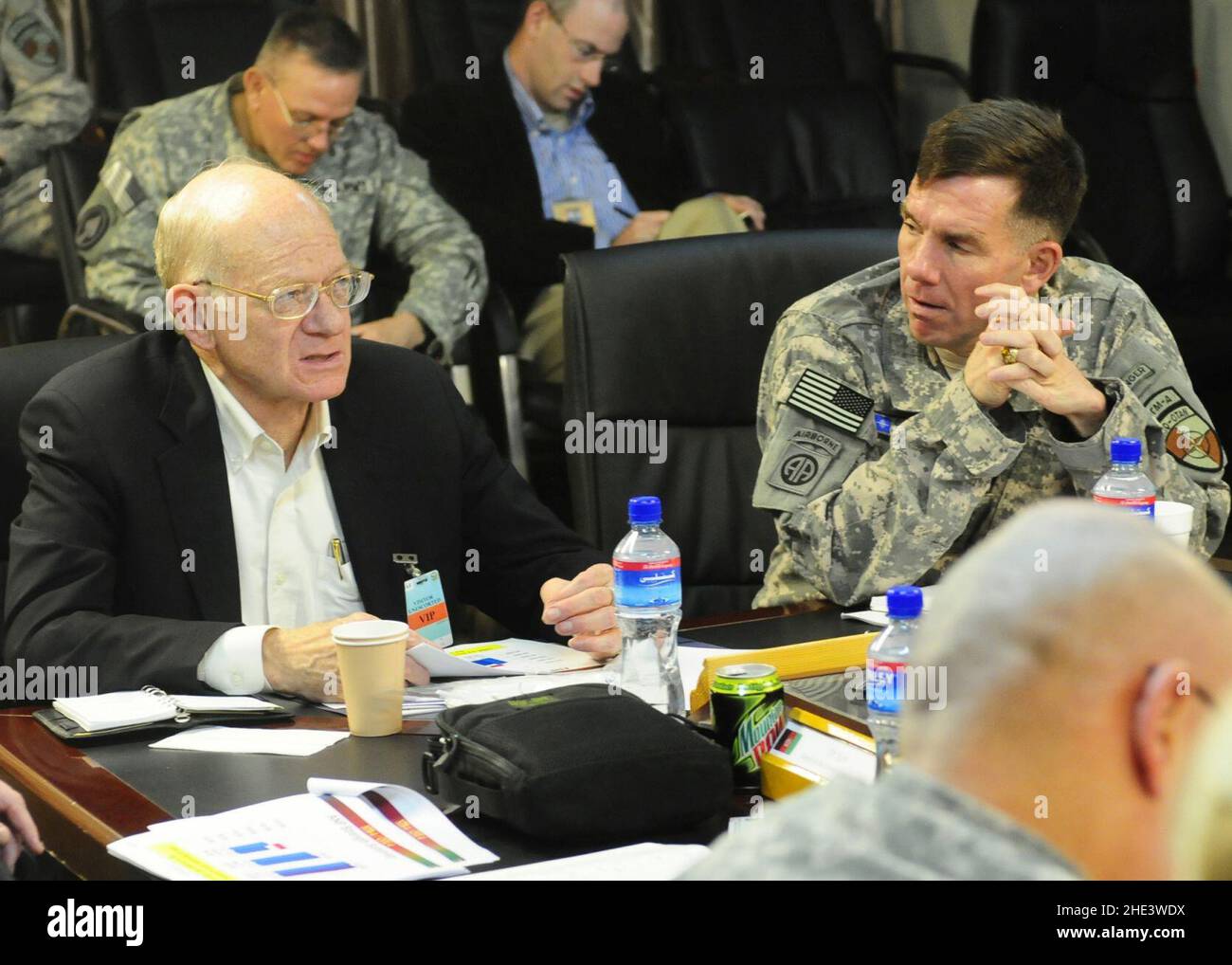 Ronald E. Neumann visits Camp Eggers (4588787076 Stock Photo - Alamy
