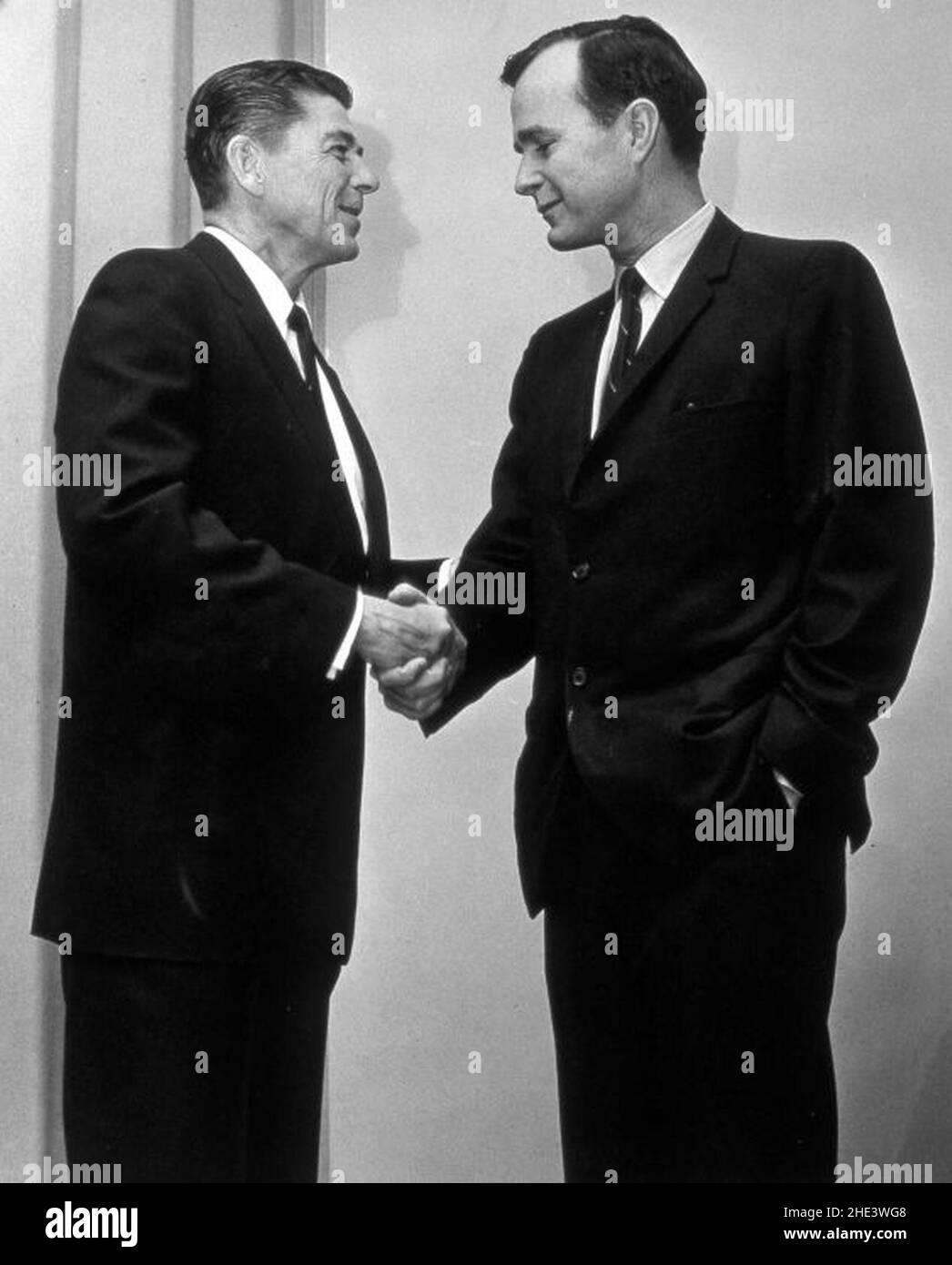 Ronald Reagan and George H. W. Bush in 1967 Stock Photo - Alamy