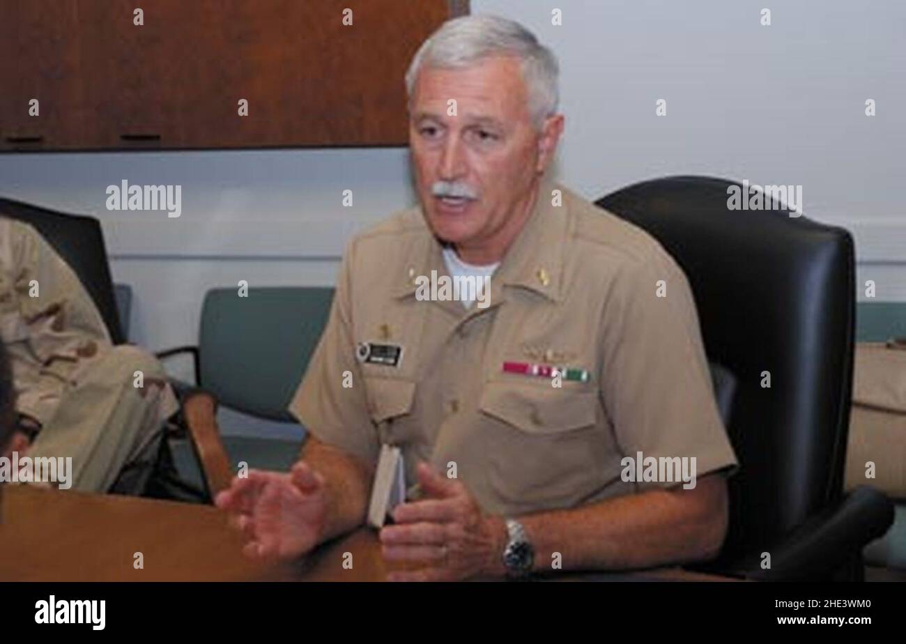 Ronald Sollock, Commanding Officer of Naval Hospital Guantanamo, and ...