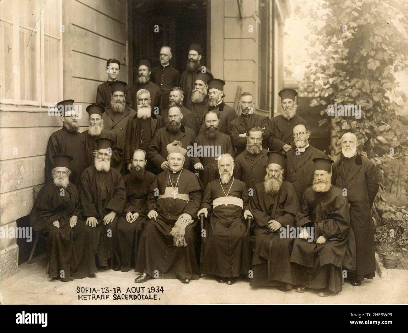 Roncalli with the Eastern Rite Catholic priests in Sofia, 13-18 August ...