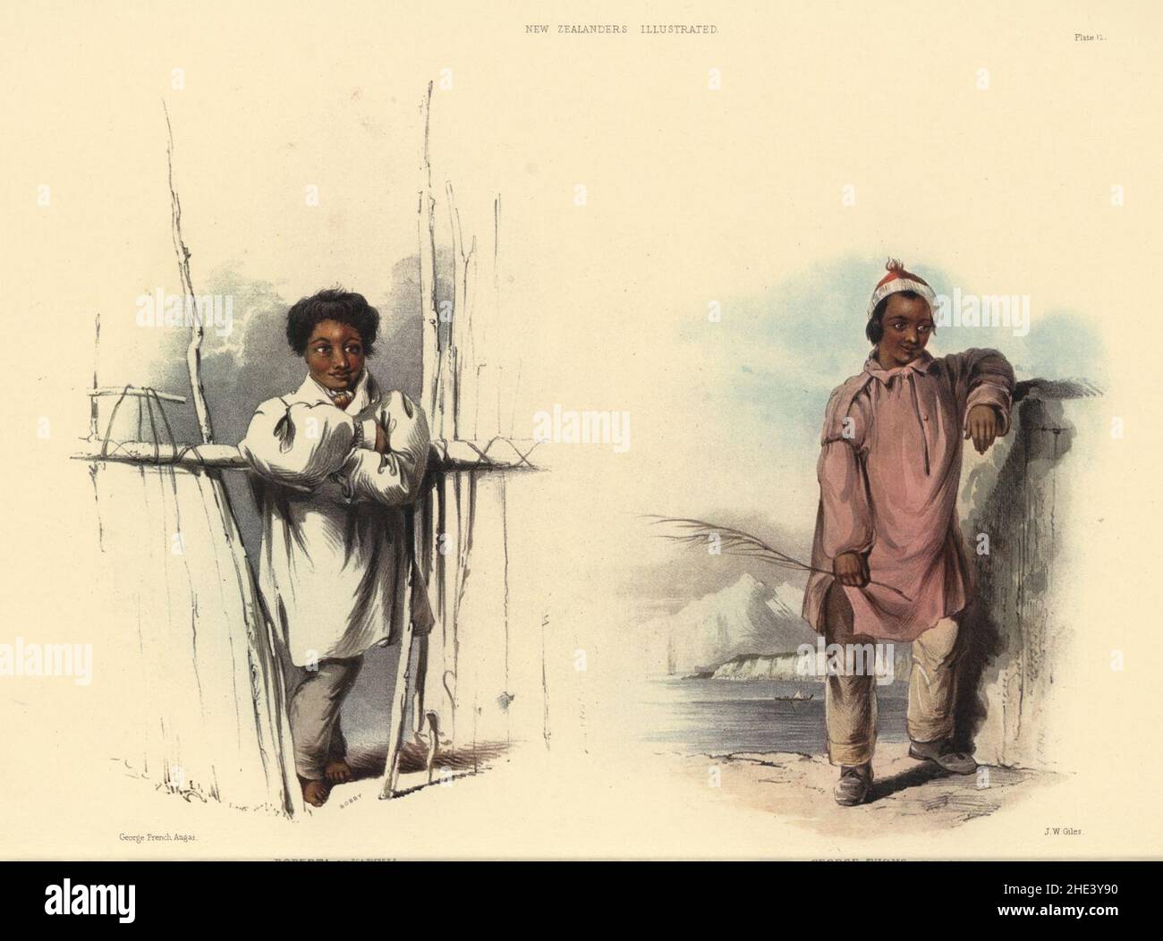 ROPERTA OF KAWHIA, GEORGE THOMS, A HALF-CASTE BOY, NEPHEW OF RAUPARAHA ...