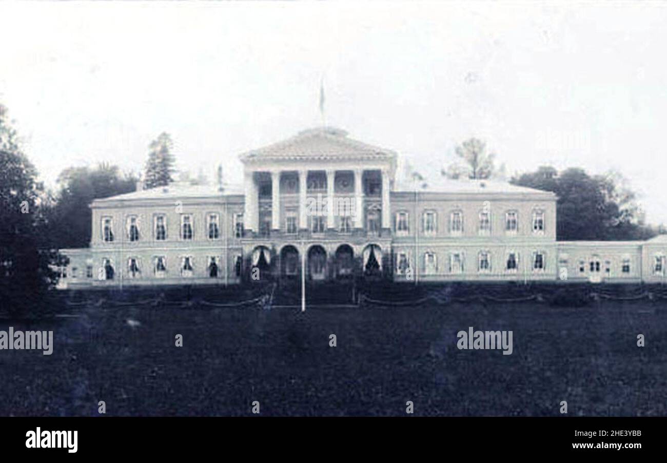 Ropsha palace photo before1917 Stock Photo - Alamy