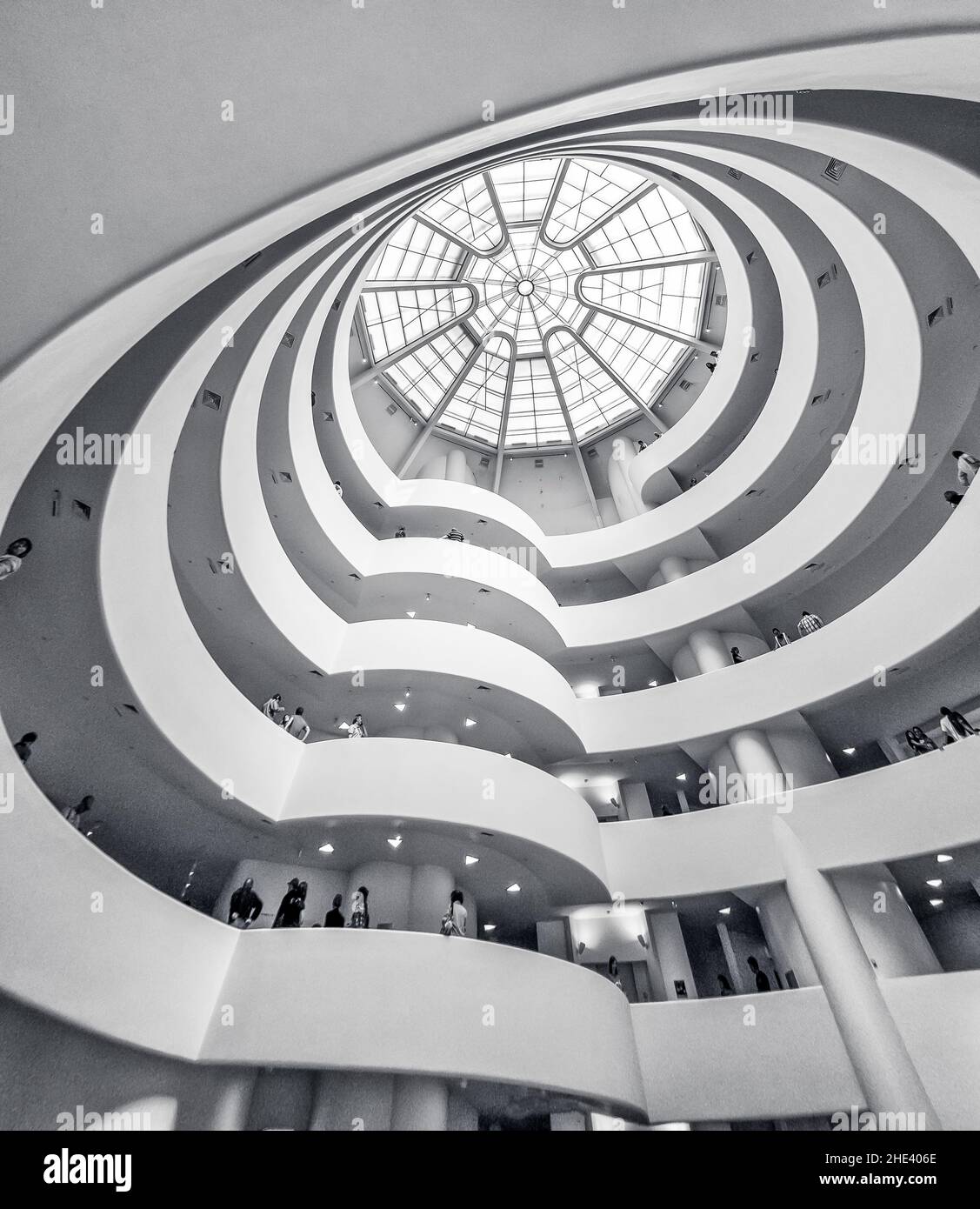 Solomon r. guggenheim museum interior hi-res stock photography and ...