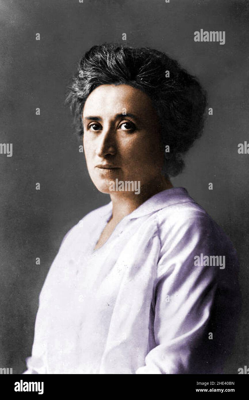 Rosa Luxemburg colorized photo Stock Photo - Alamy