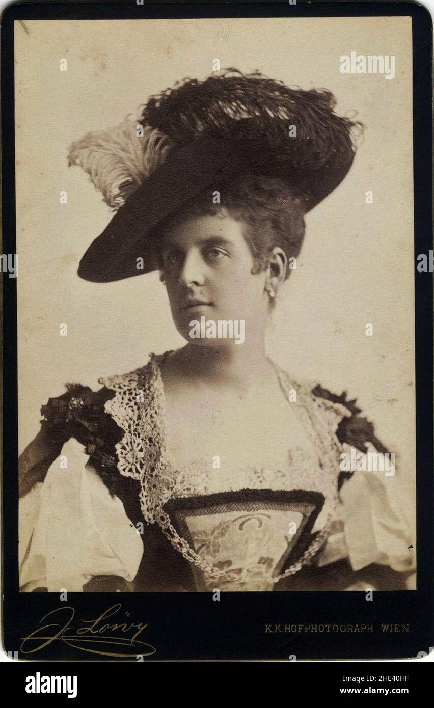 Rosa Schaffer, Wiener Kosmetikunternehmerin - Josef Löwy Stock Photo ...