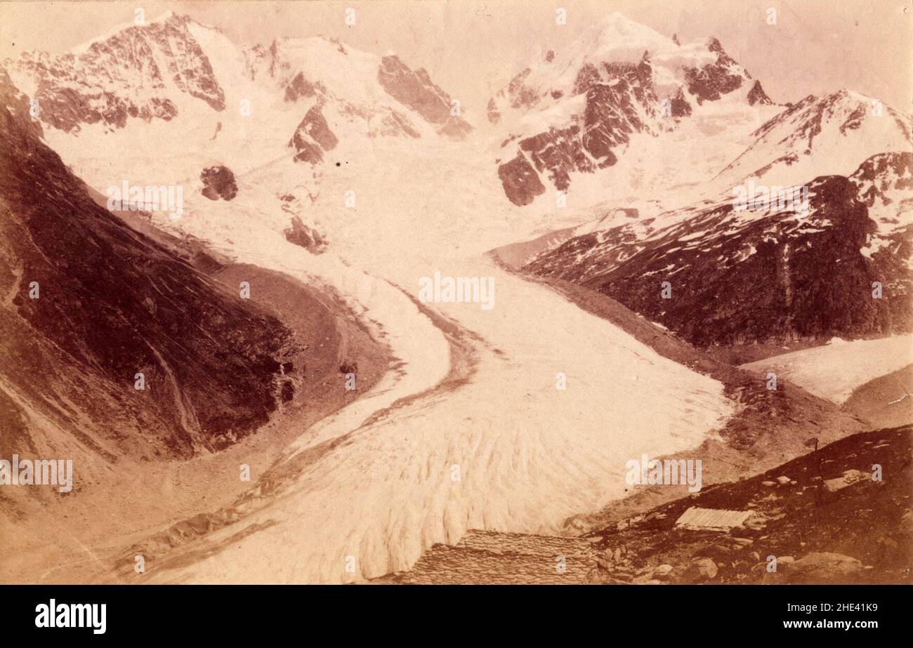 Roseg gletscher hi-res stock photography and images - Alamy