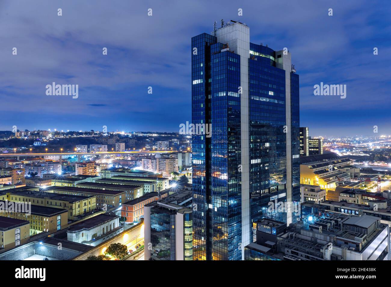 Modern architectural center, full of state-of-the-art buildings in the ...