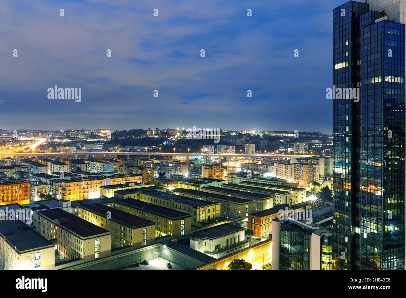 Modern architectural center, full of state-of-the-art buildings in the ...