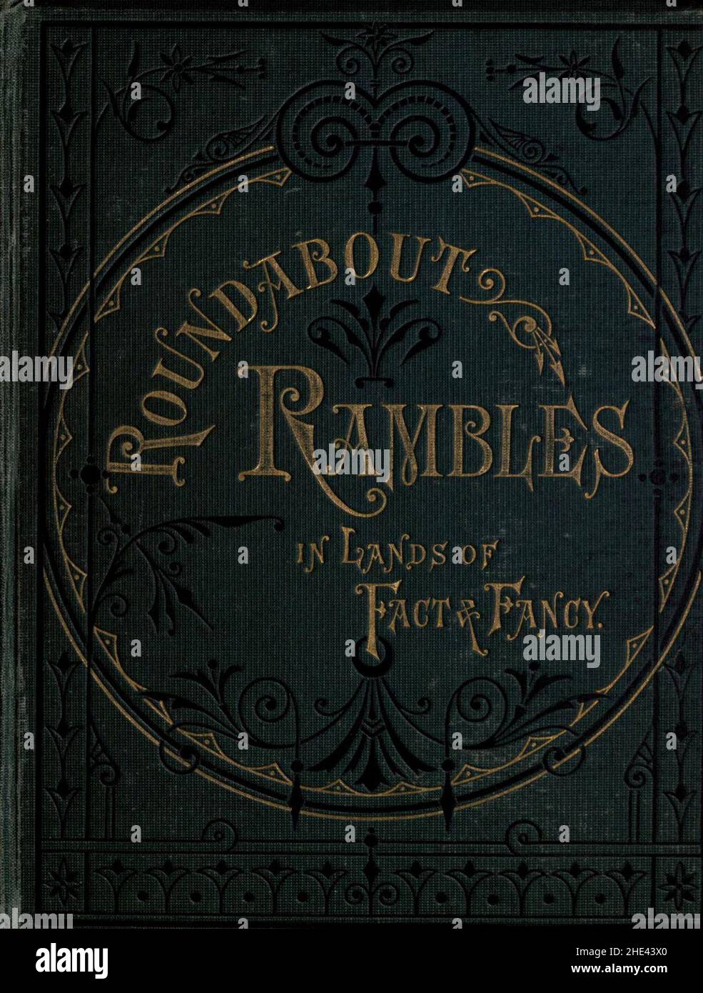 Round-about Rambles in Lands of Fact and Fancy, DJVU pg 001 Stock Photo ...