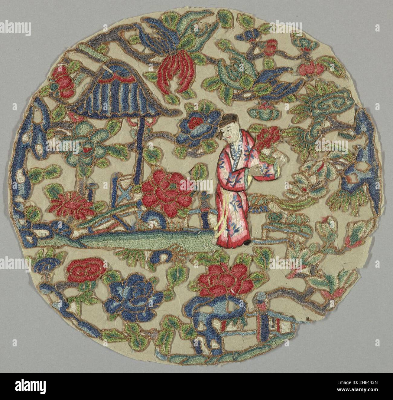 Roundel (China), 19th century Stock Photo - Alamy